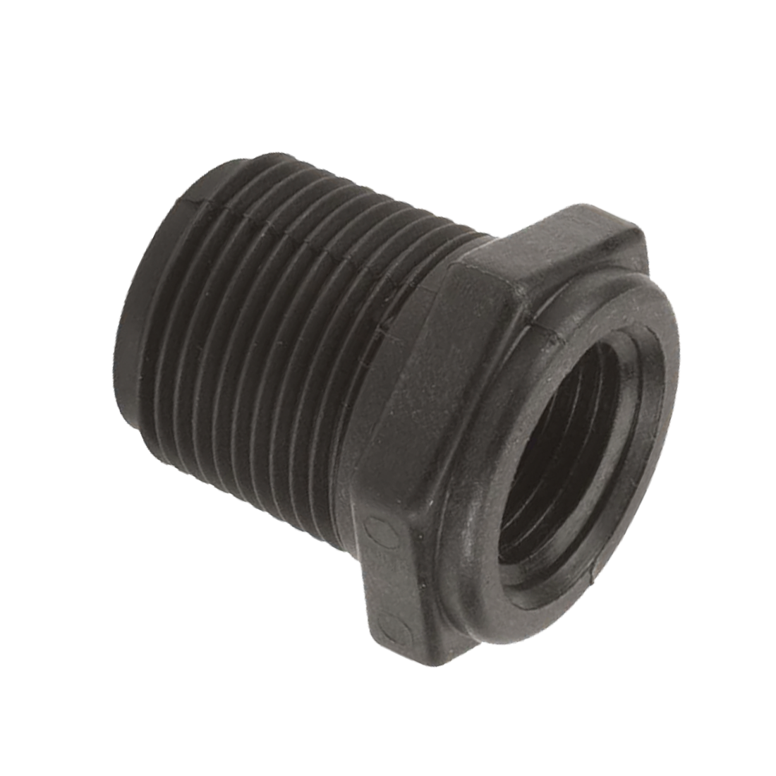 RB075-050 (Banjo) Bushing-Reducer 3/4 Mpt X 1/2 Fpt Poly