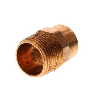 CU 604 2-1/2 (Mueller) | Male Adptr C X MPT ID (104-T) | Copper Fittin