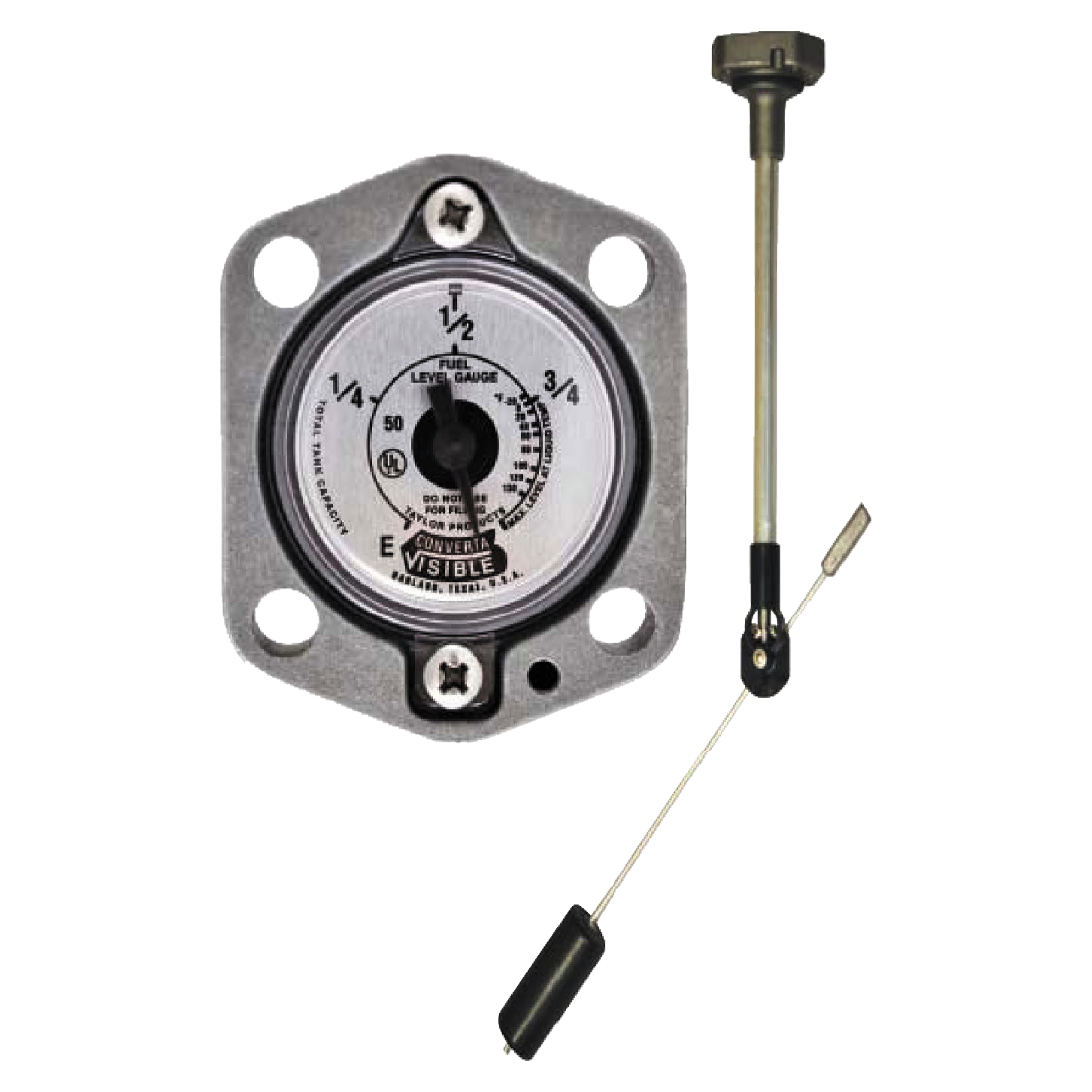 130259 (Squibb Taylor) Gauge-Float Mtr Fuel Jr20Dia 45Deg Upmnt