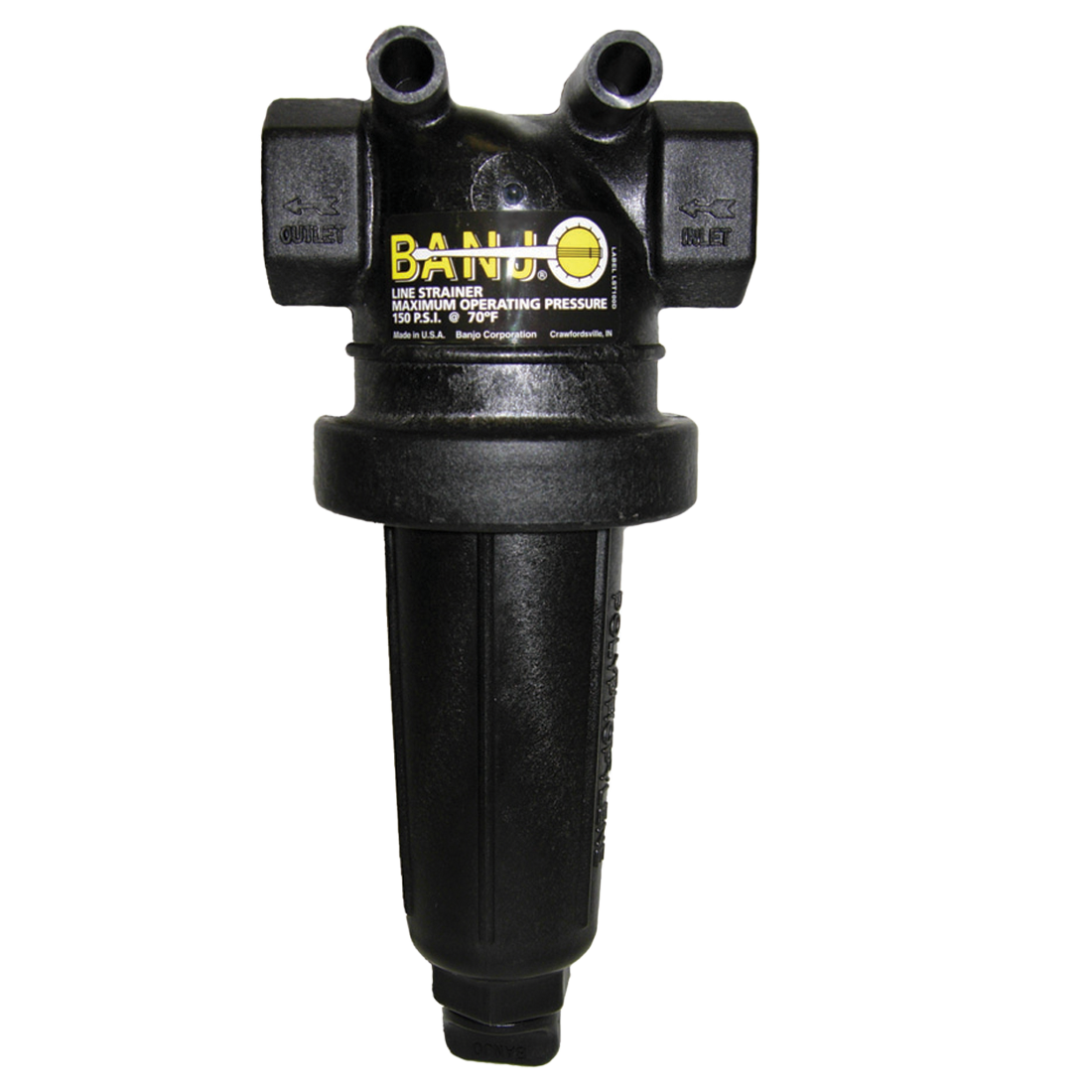 LST075-100 (Banjo) Strainer-T 3/4 100Msh Poly Ss Screen