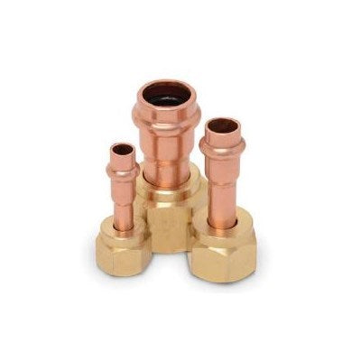 871002 (Parker) | 3/8 Sae Flare (4) | Press Acr Fittings | Adapter Pre